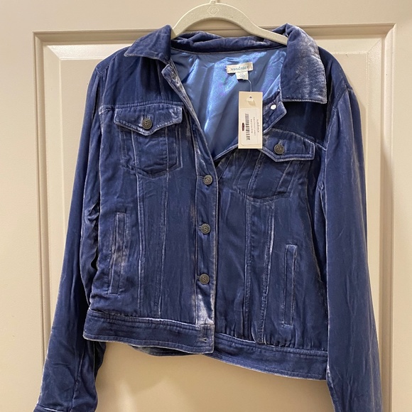 sundance boutique | Jackets & Coats | Sundance Blue Velvet Jacket ...